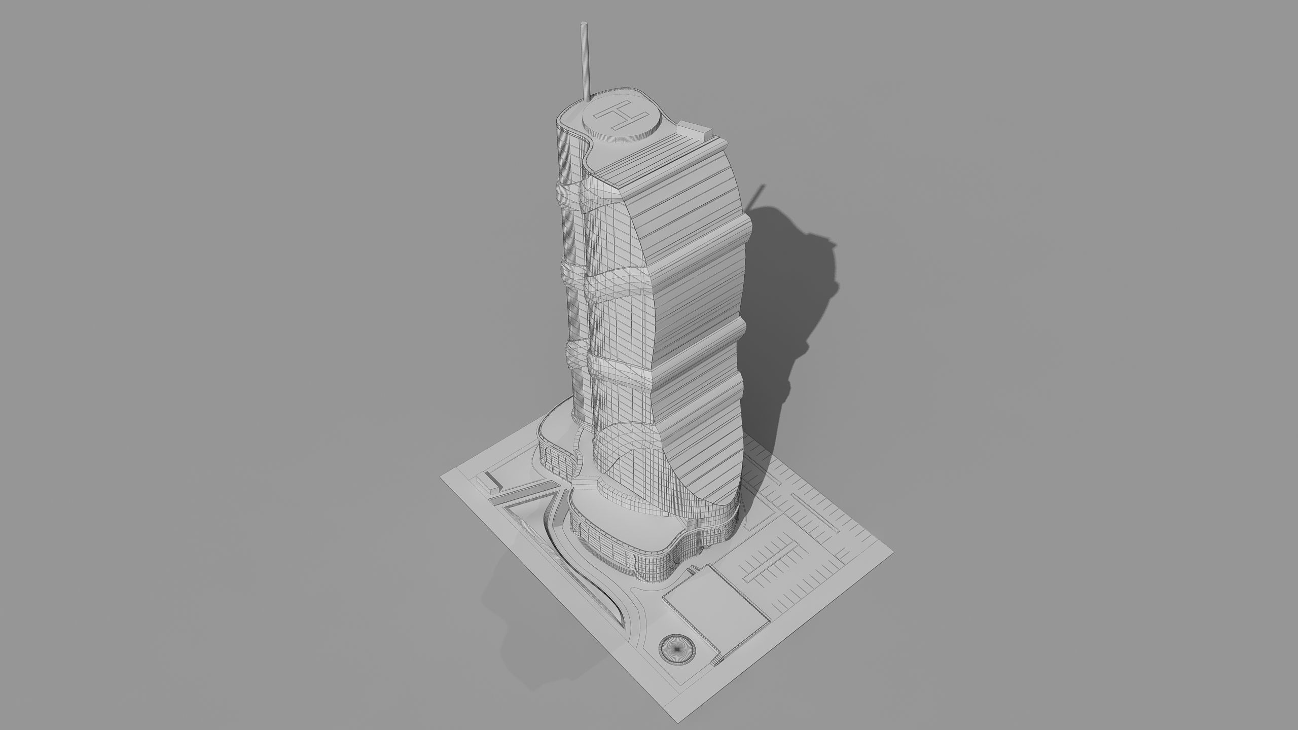 0181 - Skyscraper Architecture 3D Project - 2D Drawings 3D model | CGTrader