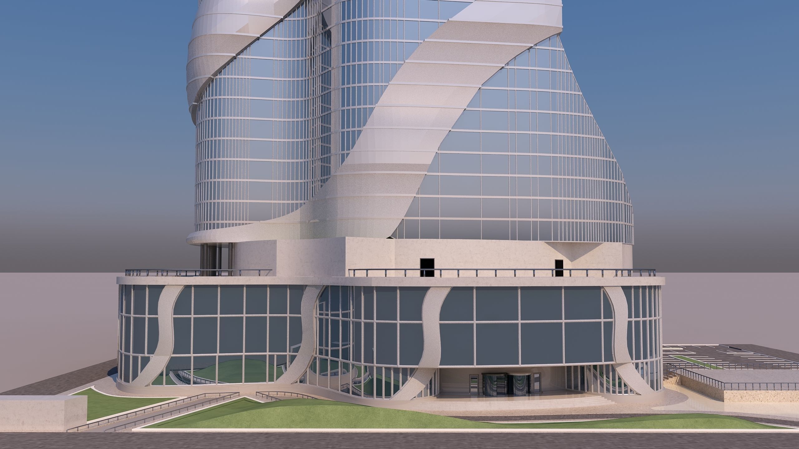 0181 - Skyscraper Architecture 3D Project - 2D Drawings 3D model | CGTrader