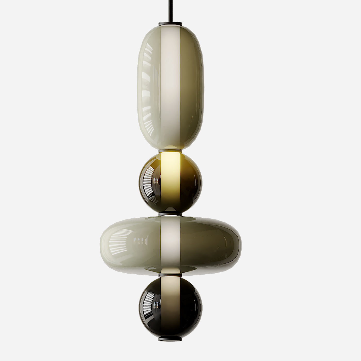 Pebbles Pendant Lighting from Bomma 3D model | CGTrader