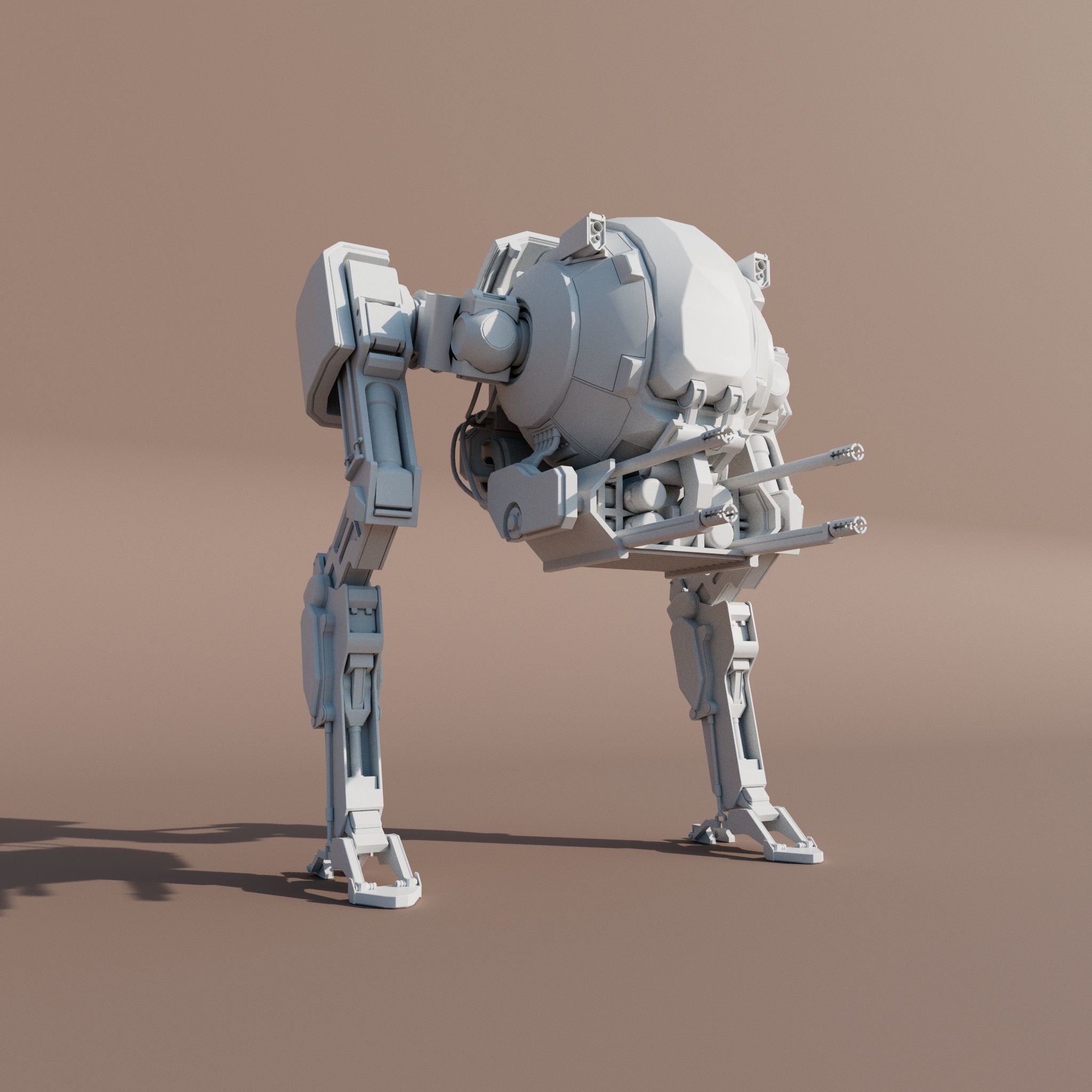 Cyberpunk Mech Suit 3D model | CGTrader