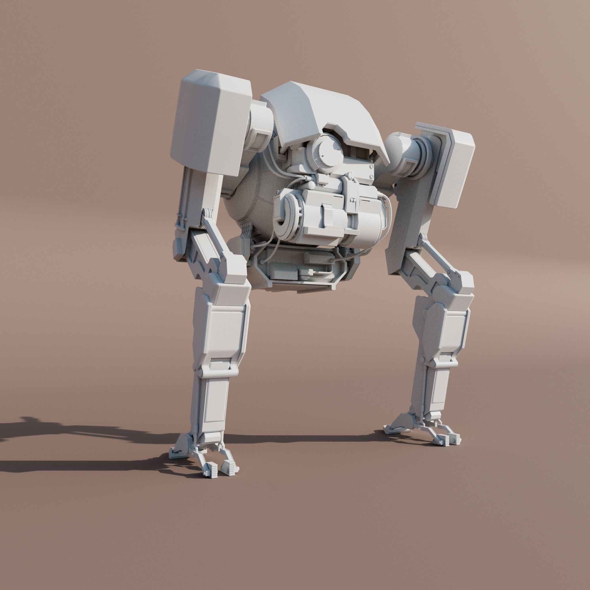 Cyberpunk Mech Suit 3D model | CGTrader