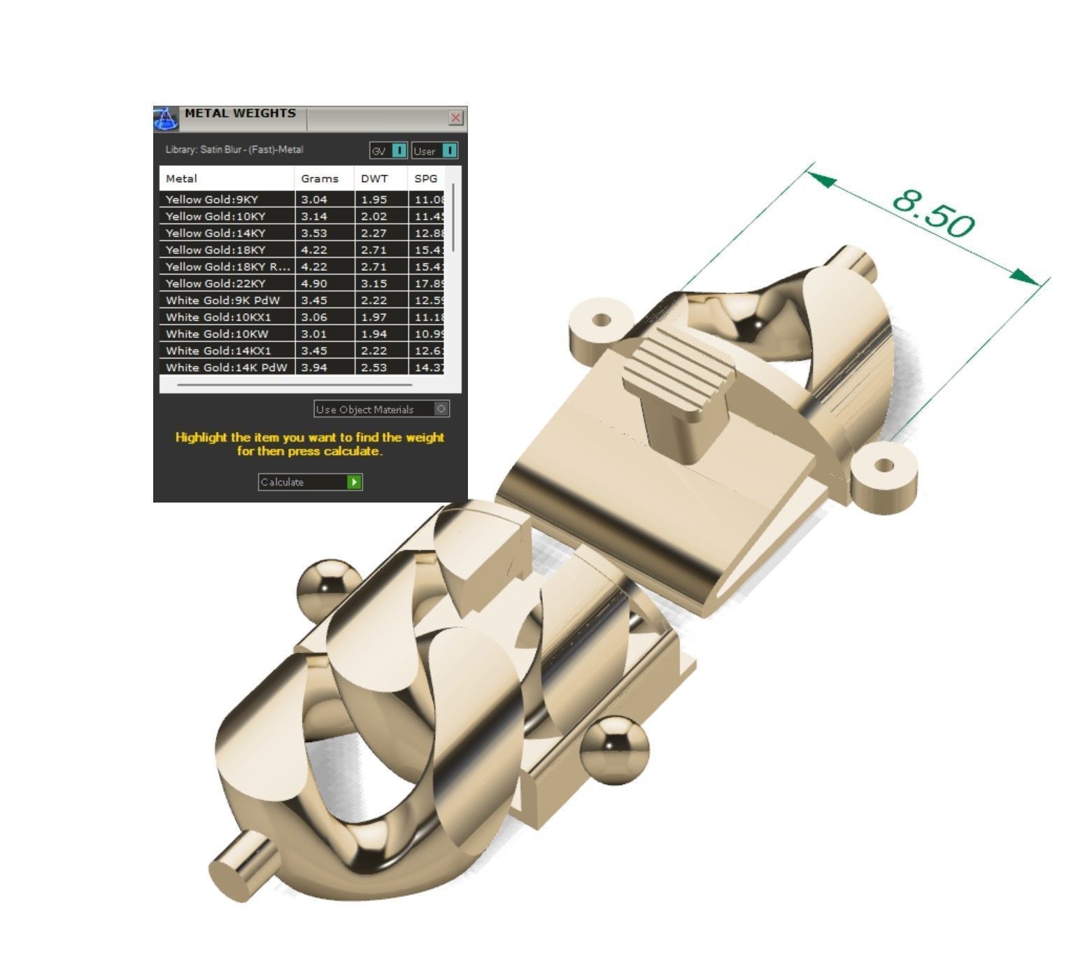 Cuban Chain lock JUST STL 3D model | CGTrader