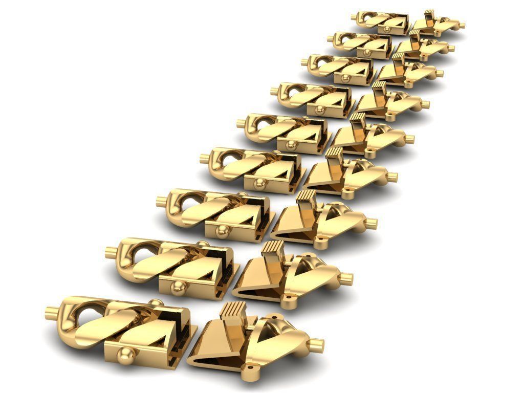 Cuban Chain lock JUST STL 3D model | CGTrader