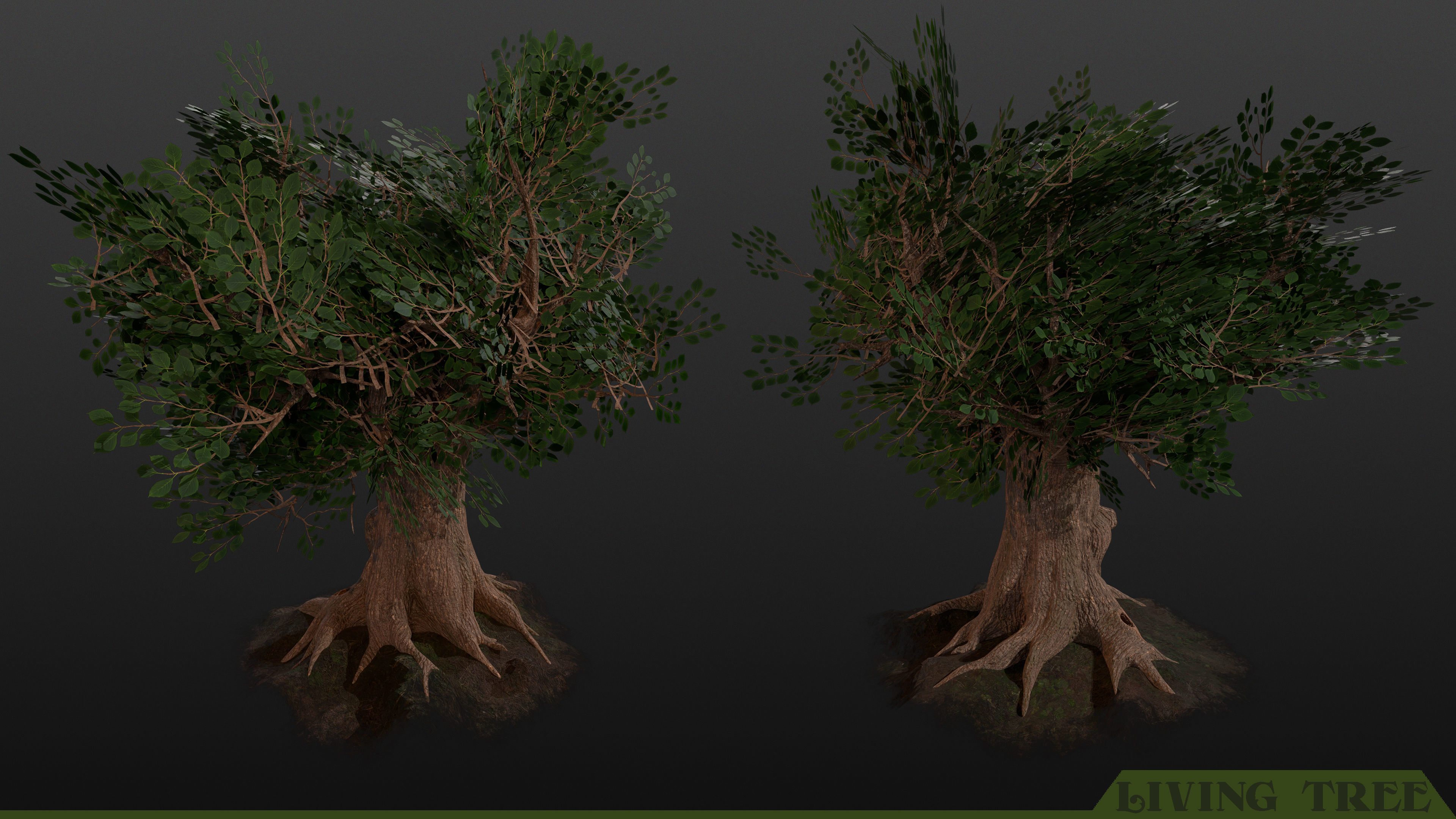 3D model Living Tree VR / AR / low-poly | CGTrader