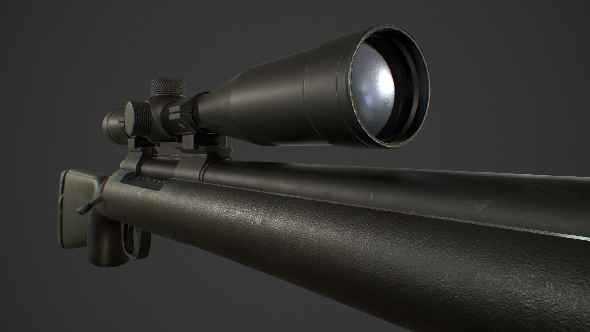 3D model M24 Sniper Rifle VR / AR / low-poly | CGTrader