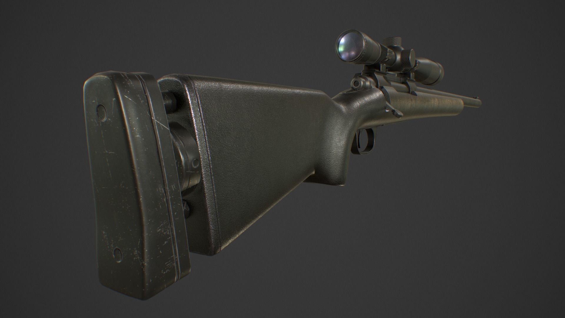 3D model M24 Sniper Rifle VR / AR / low-poly | CGTrader