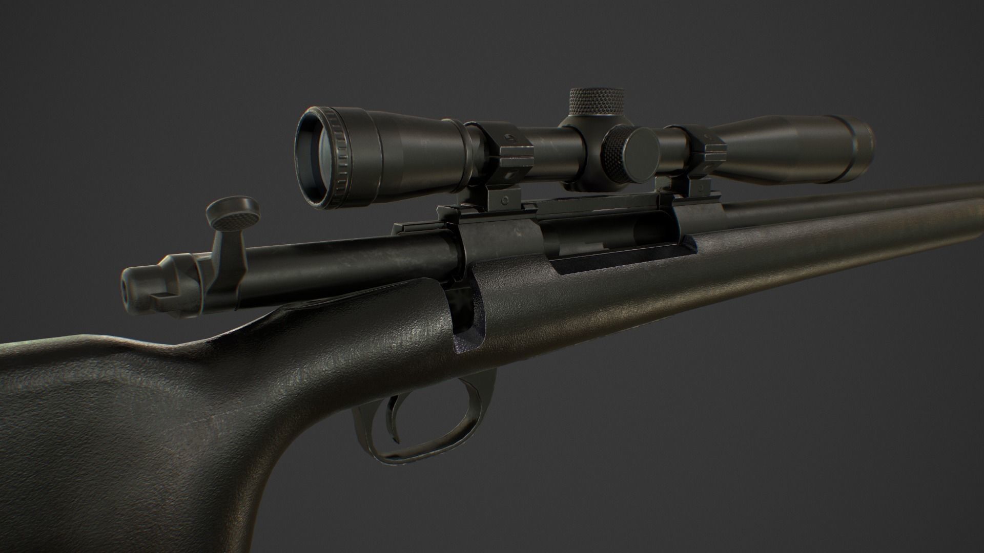 3D model M24 Sniper Rifle VR / AR / low-poly | CGTrader