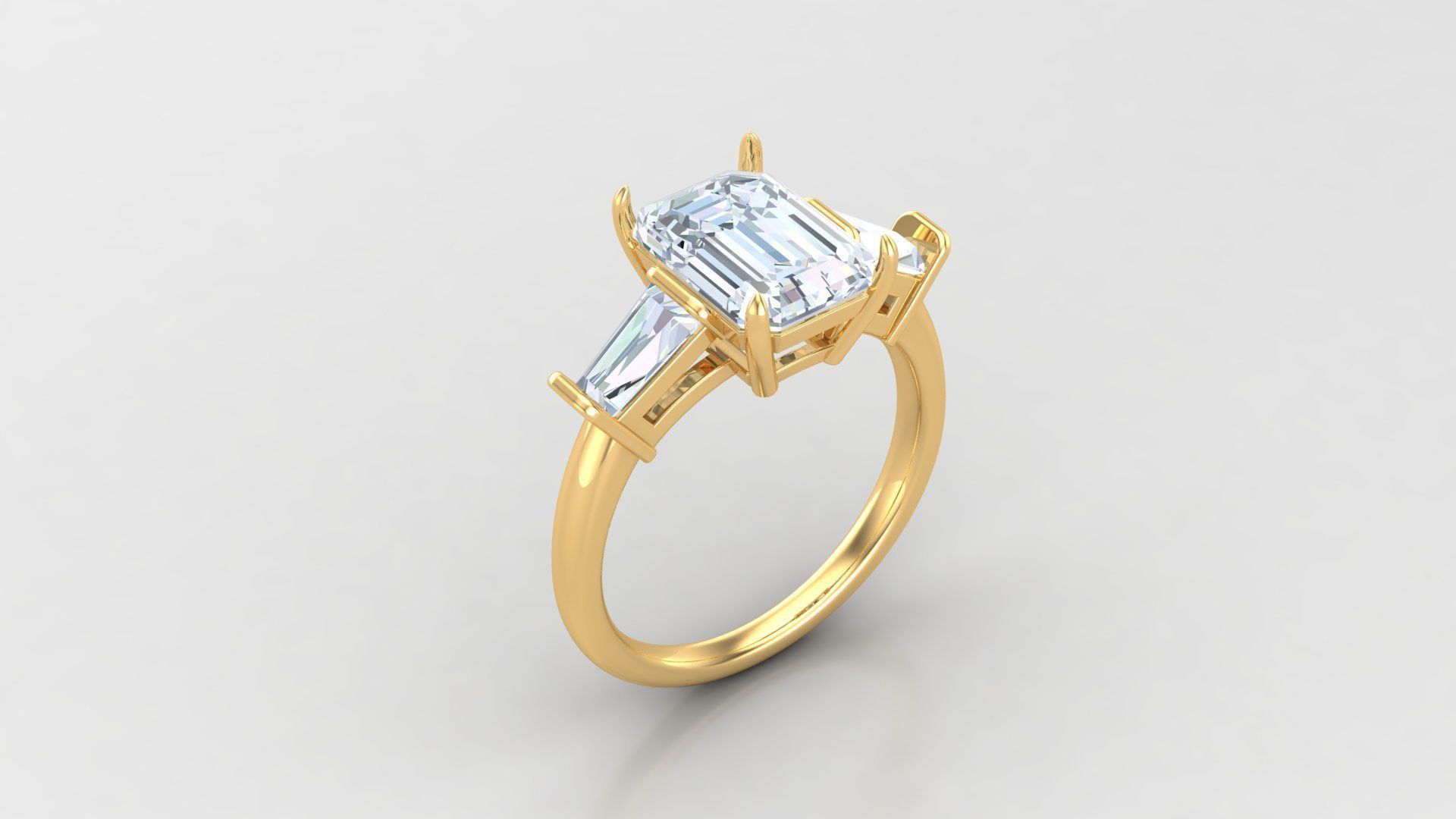Solitaire Women Ring Version 2 SLT 94 3D model 3D printable | CGTrader
