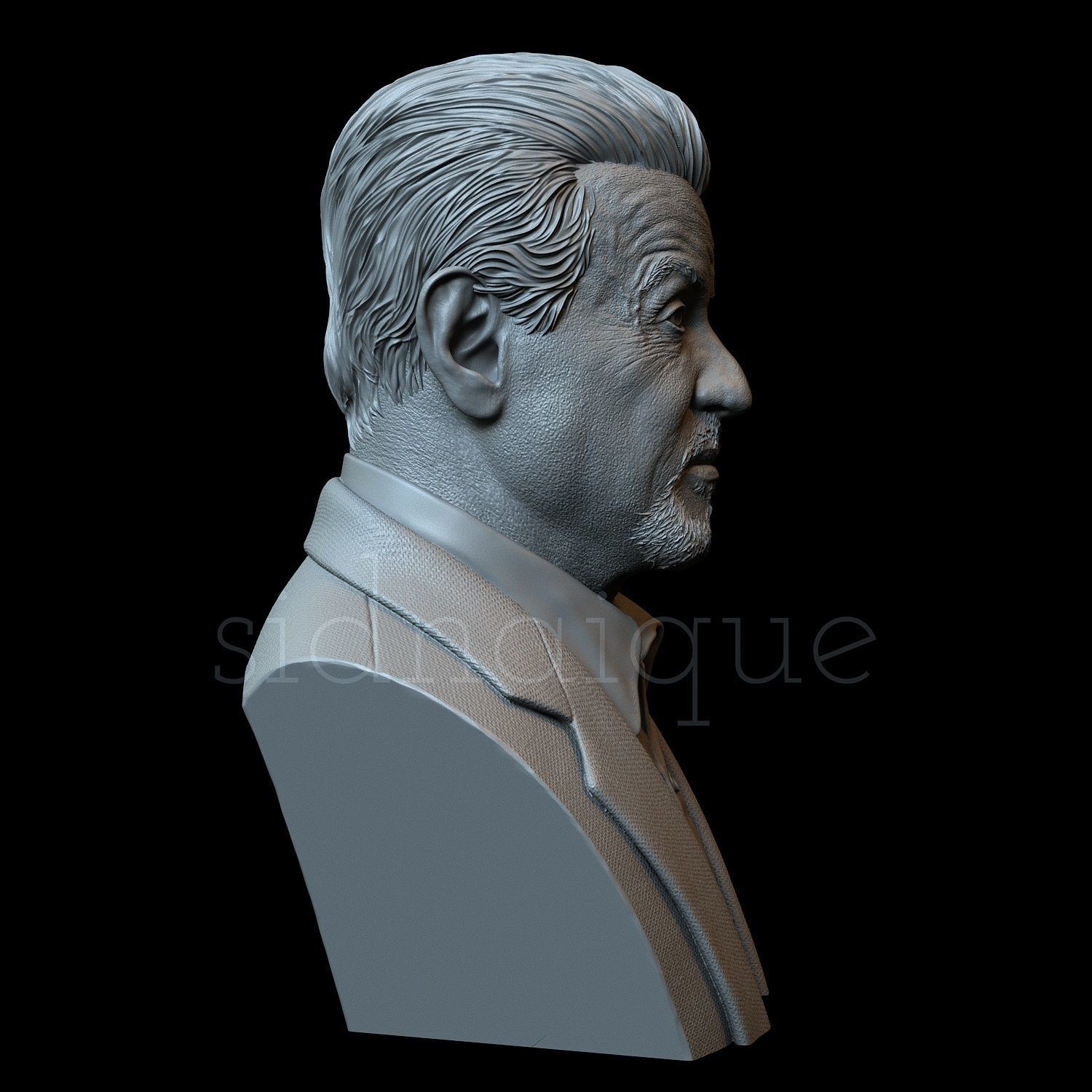 Sylvester Stallone as Dwight Manfredi 3D model 3D printable | CGTrader