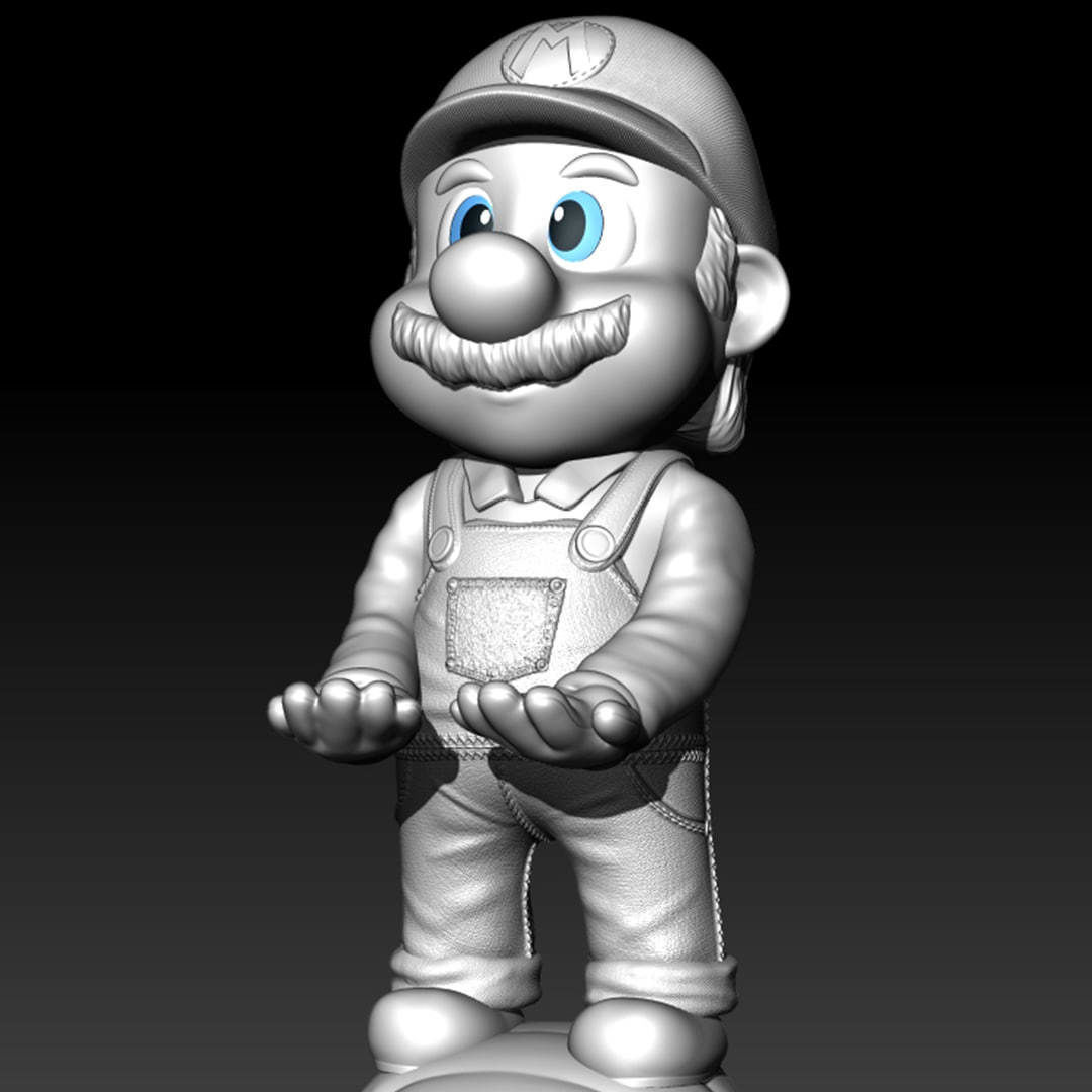 Mario Bros Controller Holder 3D model 3D printable | CGTrader