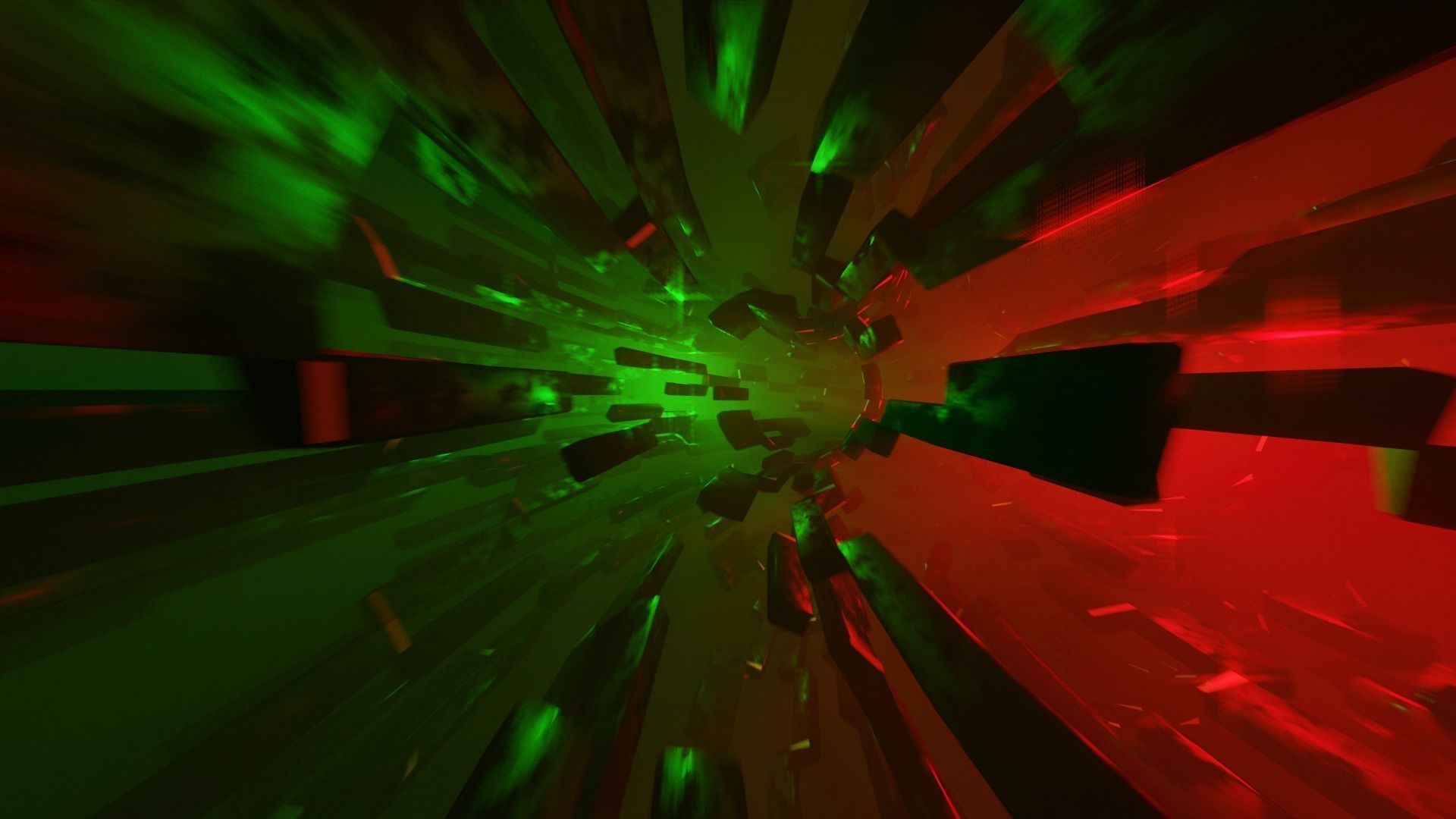 3D model SciFi Tunnel Time Warp Portal or tunnel animation VR / AR ...