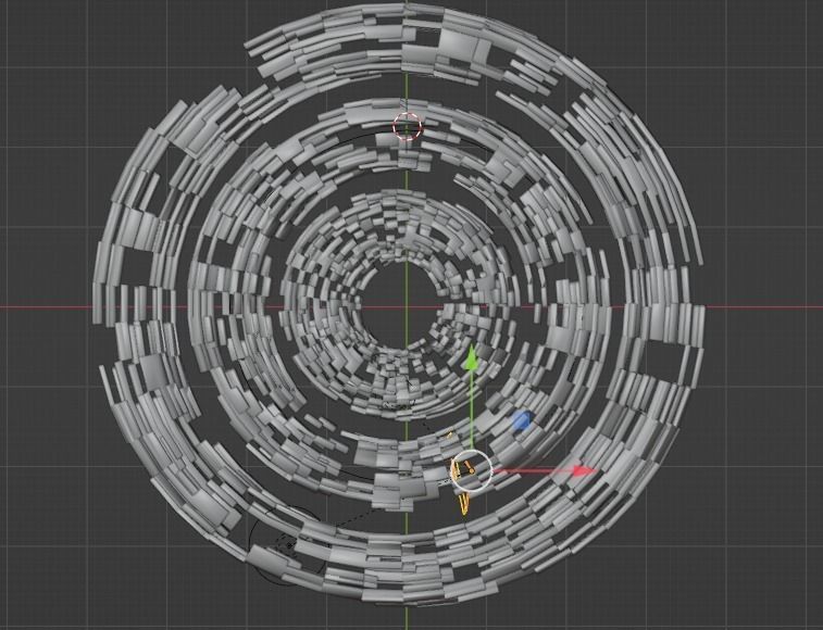 3D model SciFi Tunnel Time Warp Portal or tunnel animation VR / AR ...