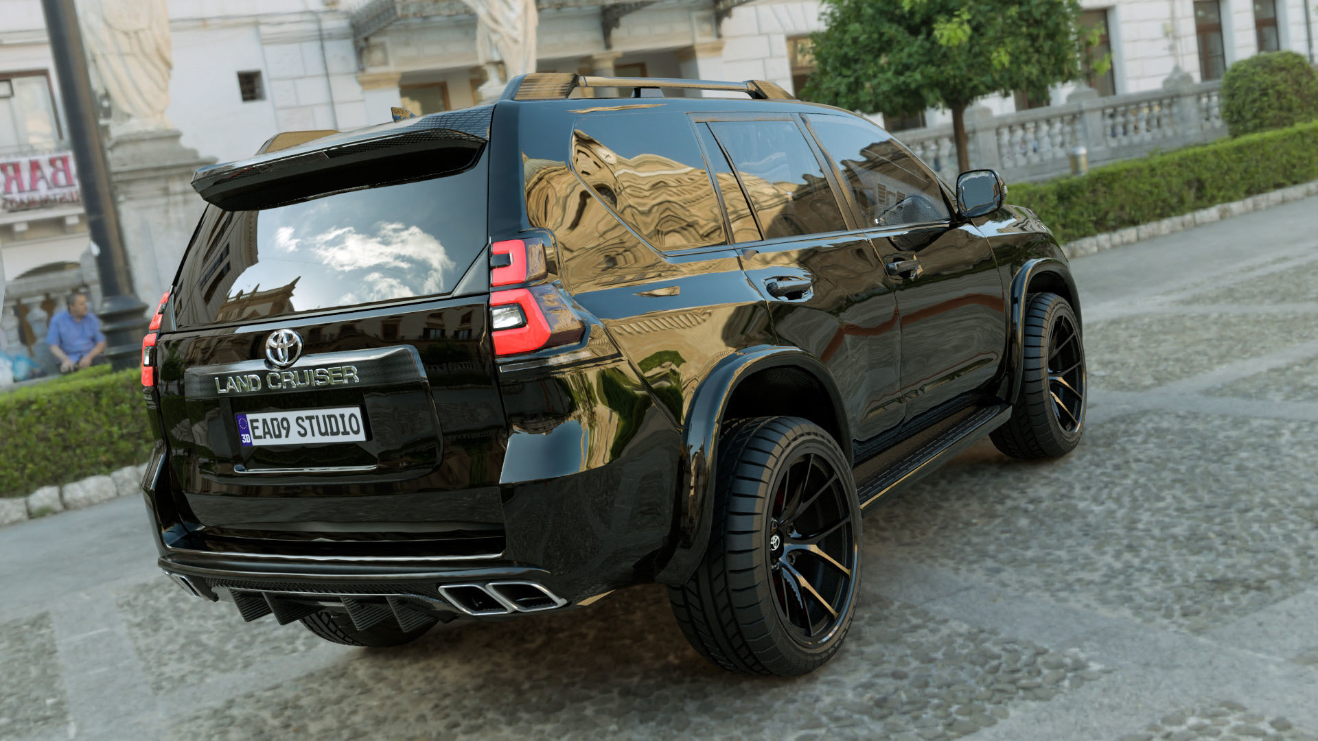 2022 Toyota Prado VXL OFFROAD Tuned 3D model | CGTrader