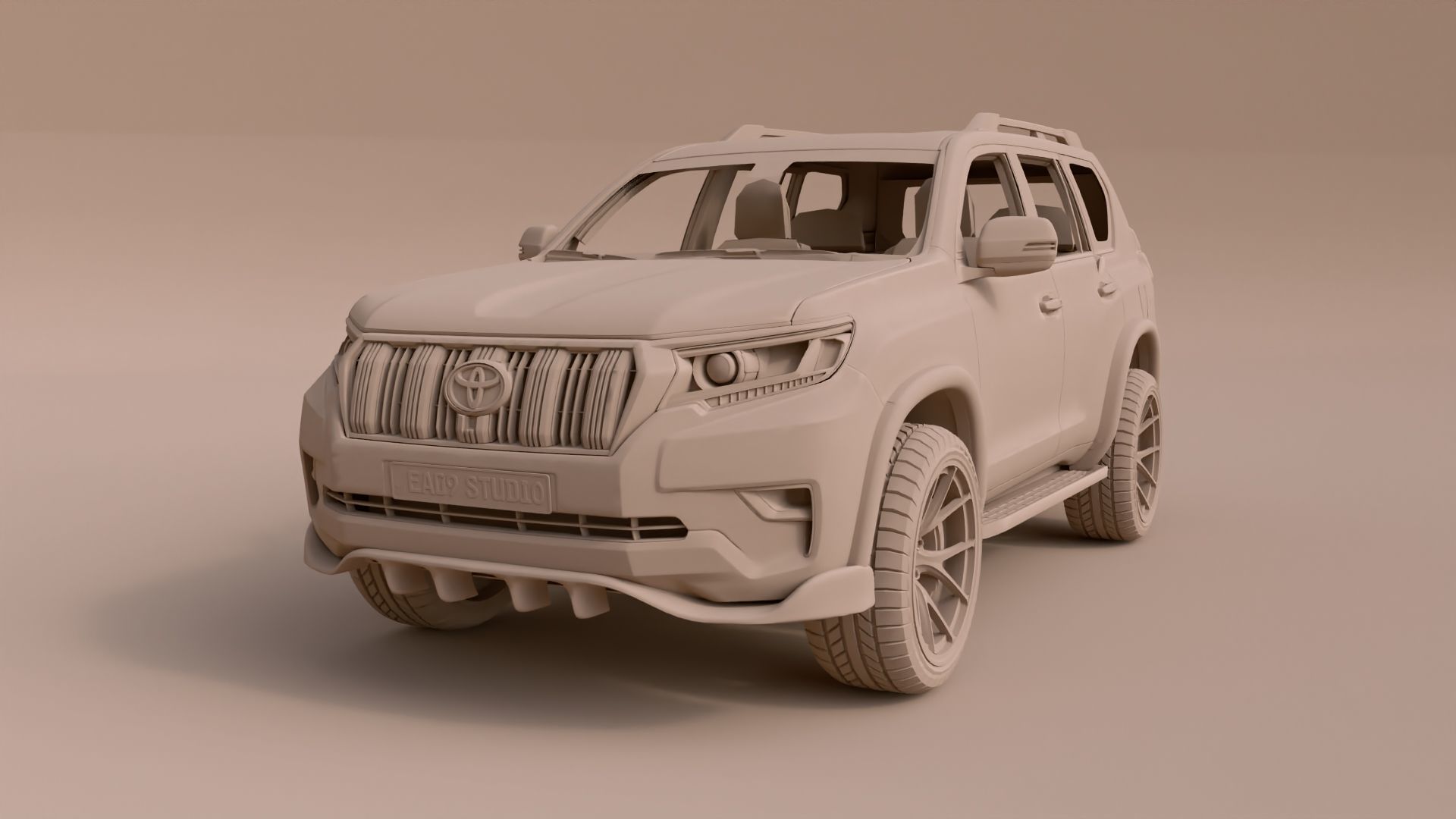 2022 Toyota Prado VXL OFFROAD Tuned 3D model | CGTrader