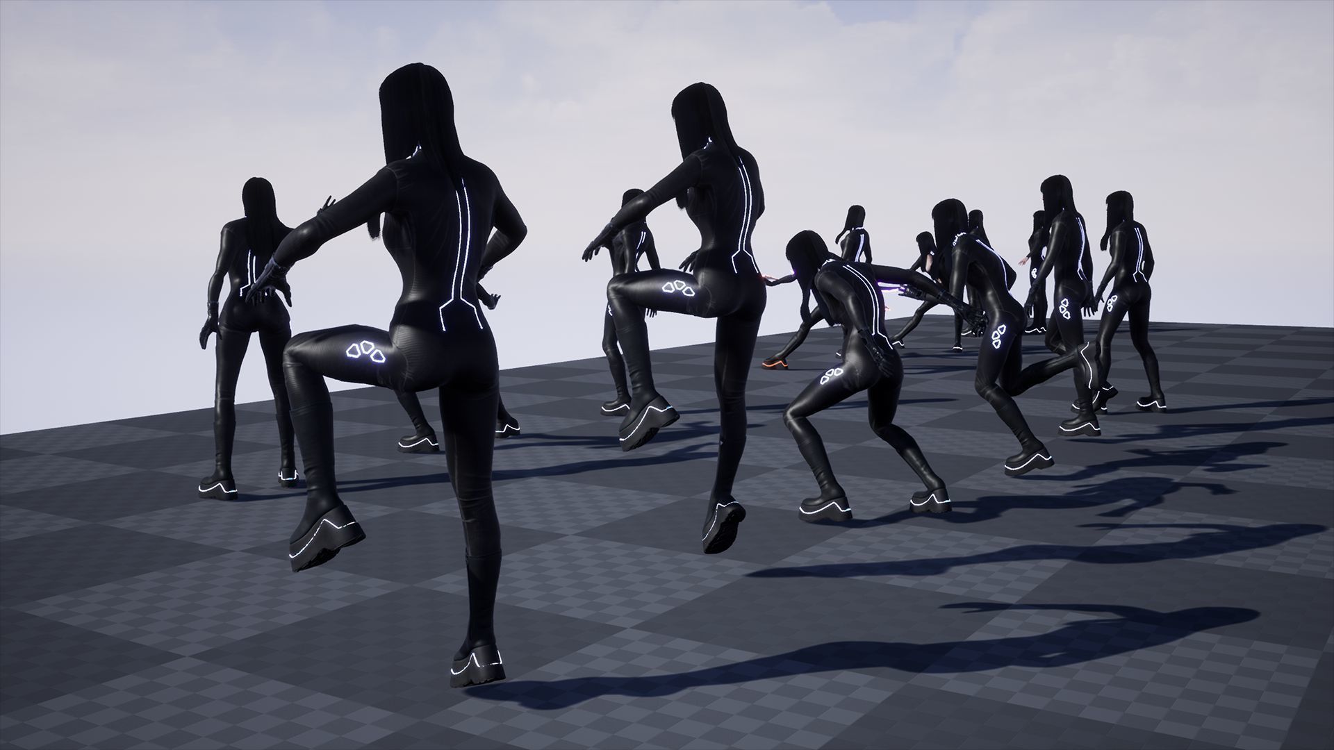 3D model Cyber Girl Nicoletta - Game Ready VR / AR / low-poly | CGTrader