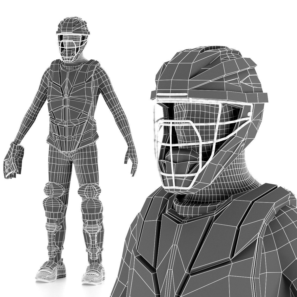 3D model Baseball player clothes VR / AR / low-poly | CGTrader