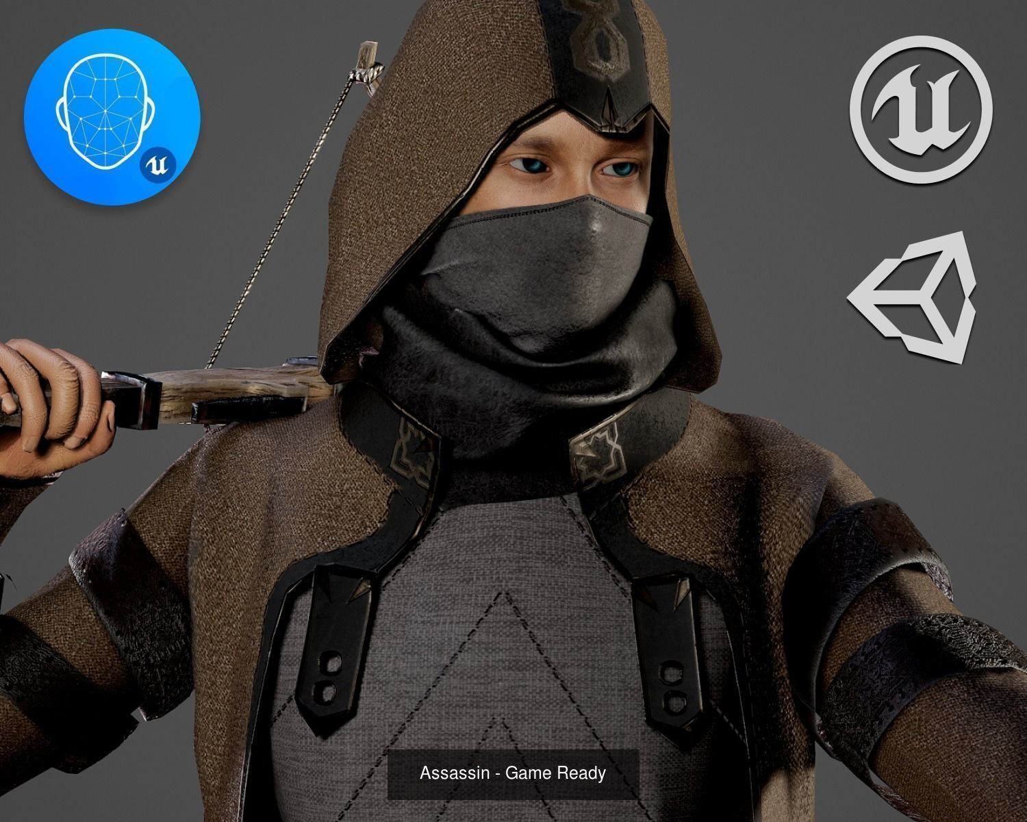 3D Model Collection RPG 3 Characters Pack VR / AR / low-poly | CGTrader