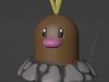 Diglett Alolan Form 3D model 3D printable | CGTrader