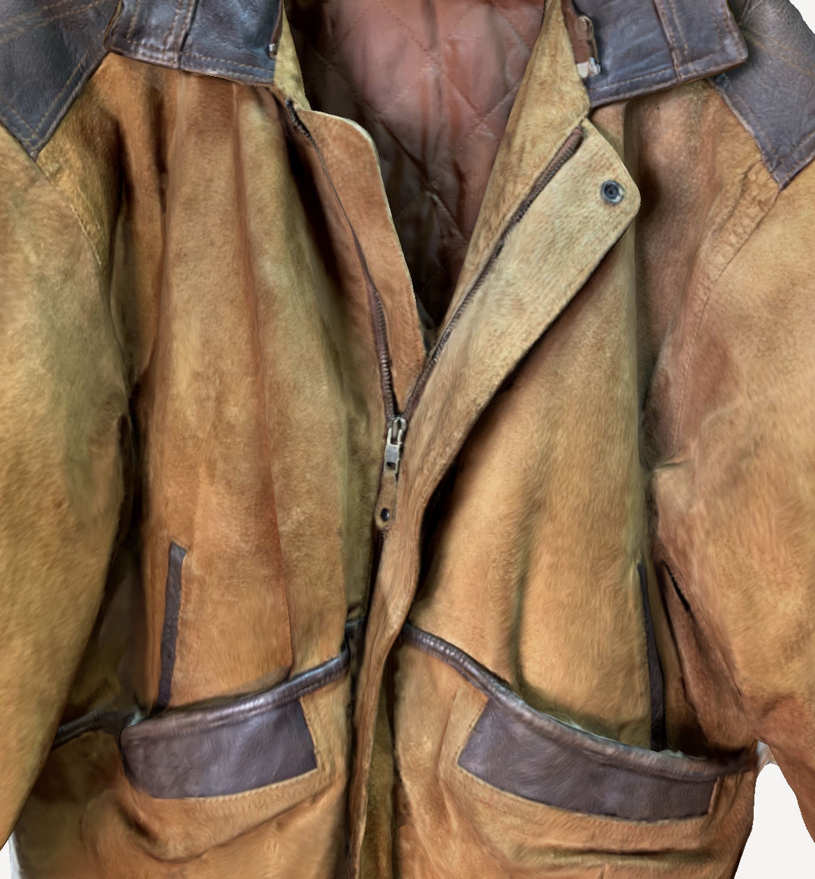Vintage Cowboy Leather Jacket 3D model 3D printable | CGTrader