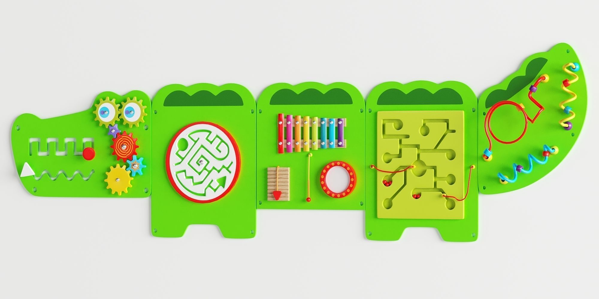 Children Wall Panel Toys Set 1 3D model | CGTrader