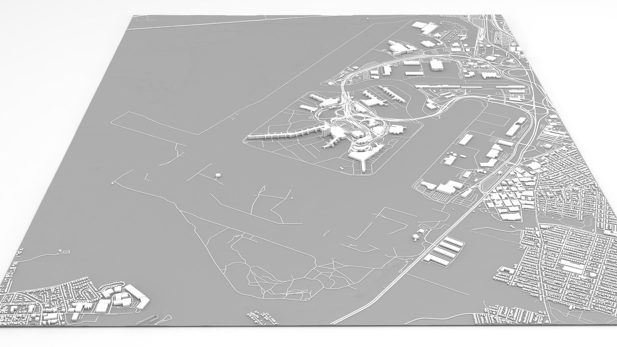 John F Kennedy International Airport 3D model | CGTrader