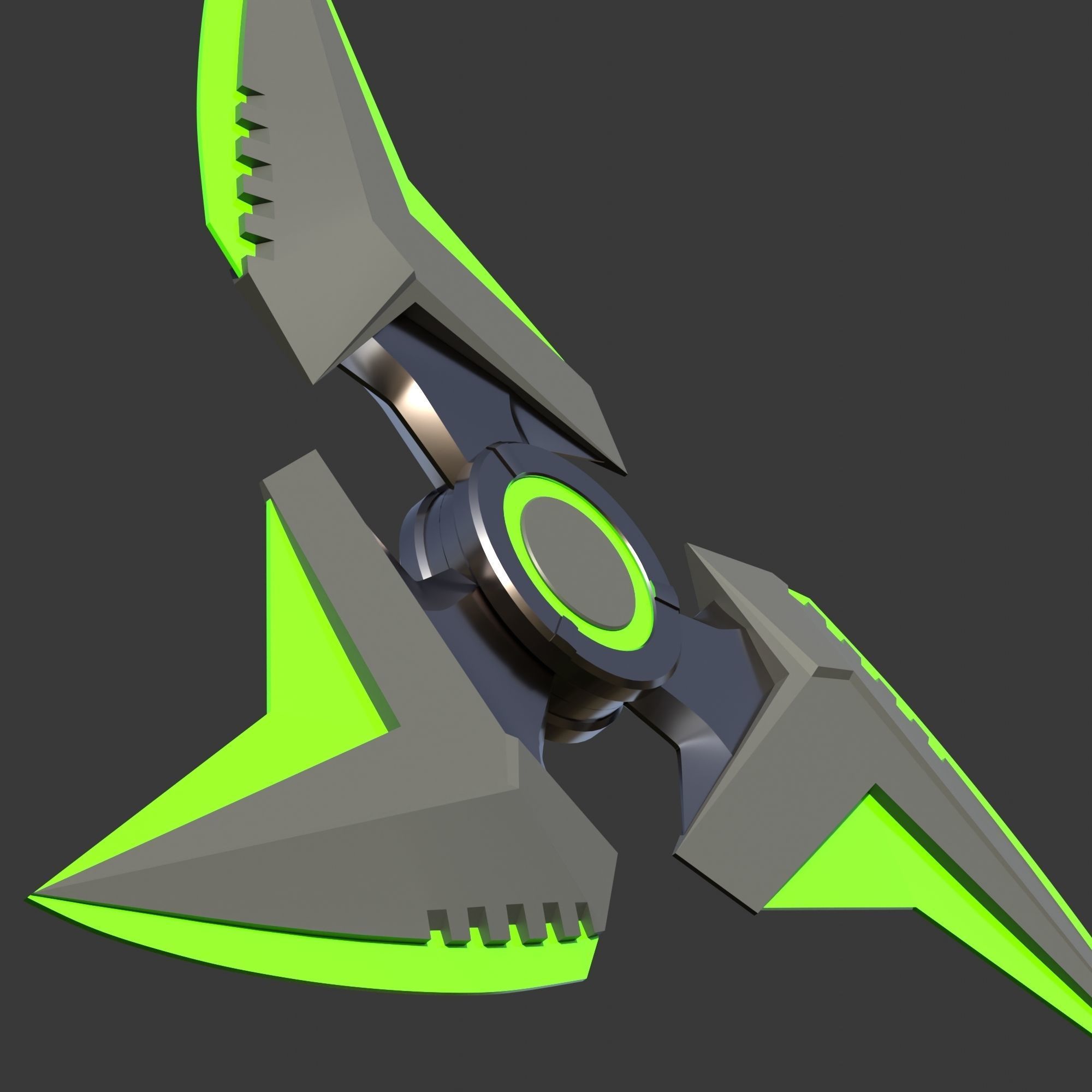 Overwatch 2 - Genji Shimada shuriken - cosplay props 3D model 3D ...