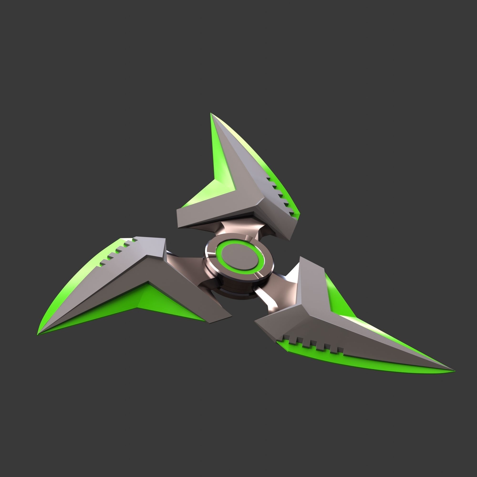 Overwatch 2 - Genji Shimada shuriken - cosplay props 3D model 3D ...
