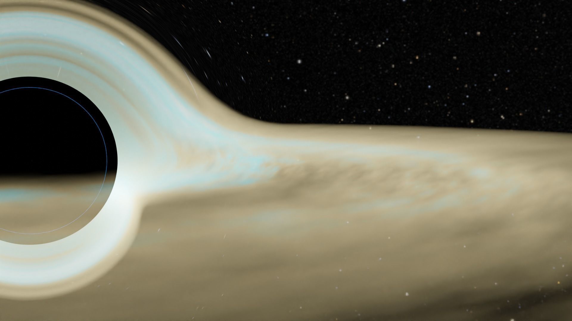 3D model 3D Black Hole Model Exploration of Space-Time Distortion VR ...