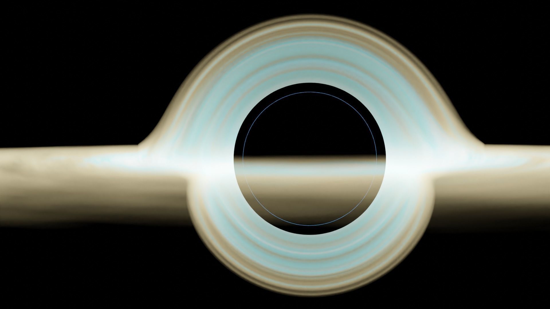 3D model 3D Black Hole Model Exploration of Space-Time Distortion VR ...