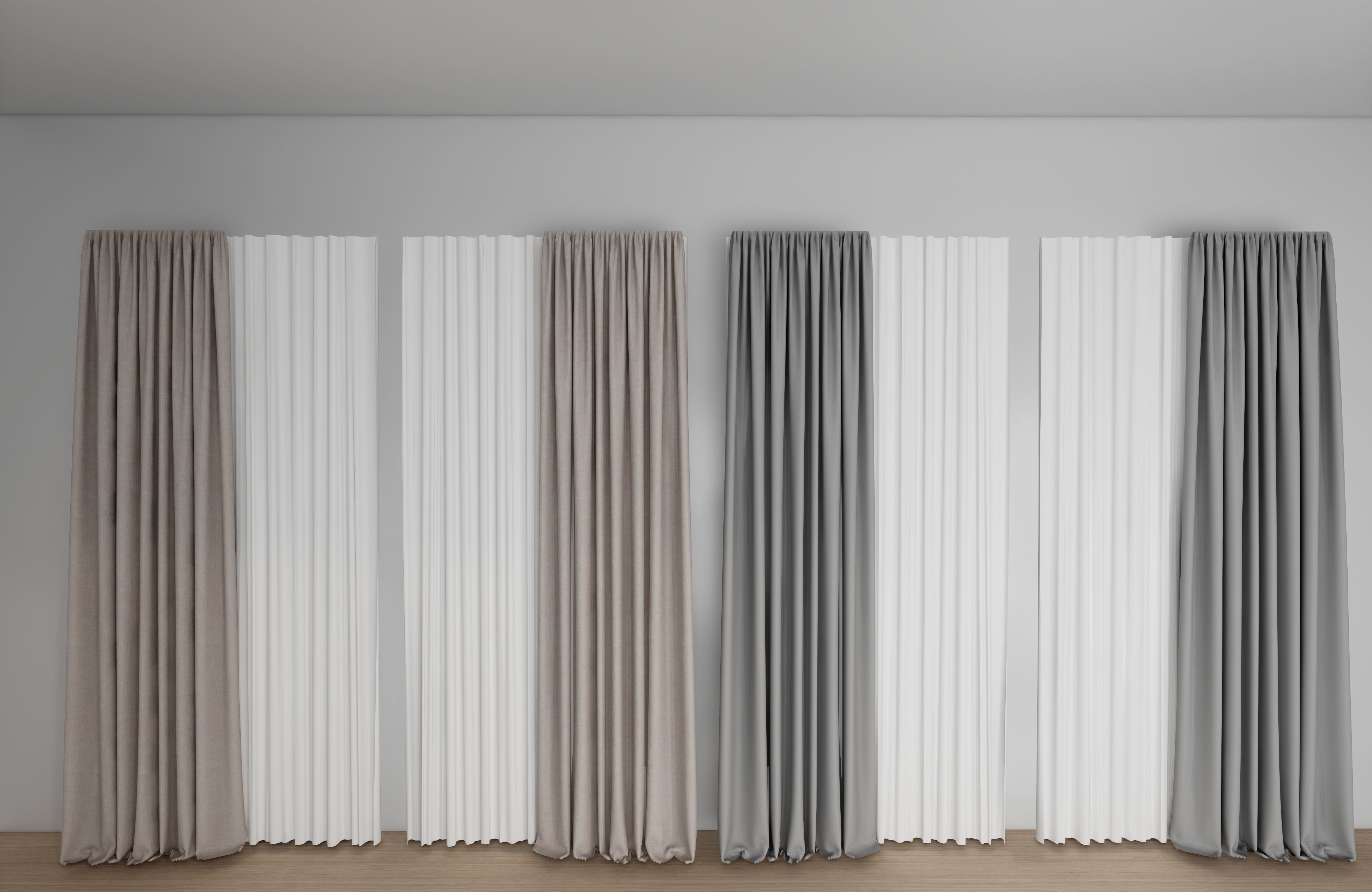 curtains 3D model | CGTrader