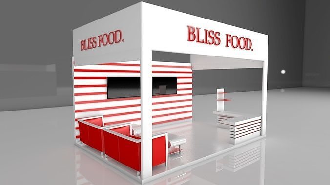 Exhibition Expo Stand 3D 3D model | CGTrader