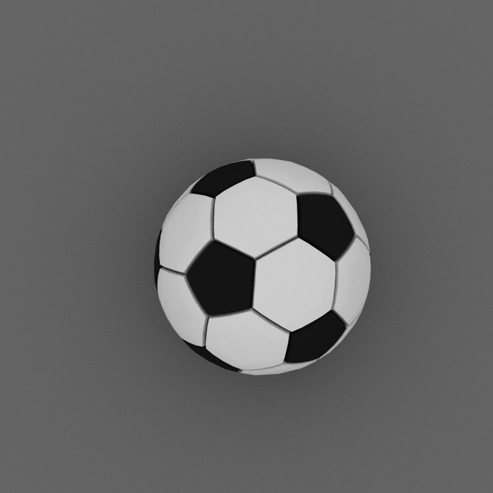 3D model Ball Football-Soccer Ball VR / AR / low-poly | CGTrader