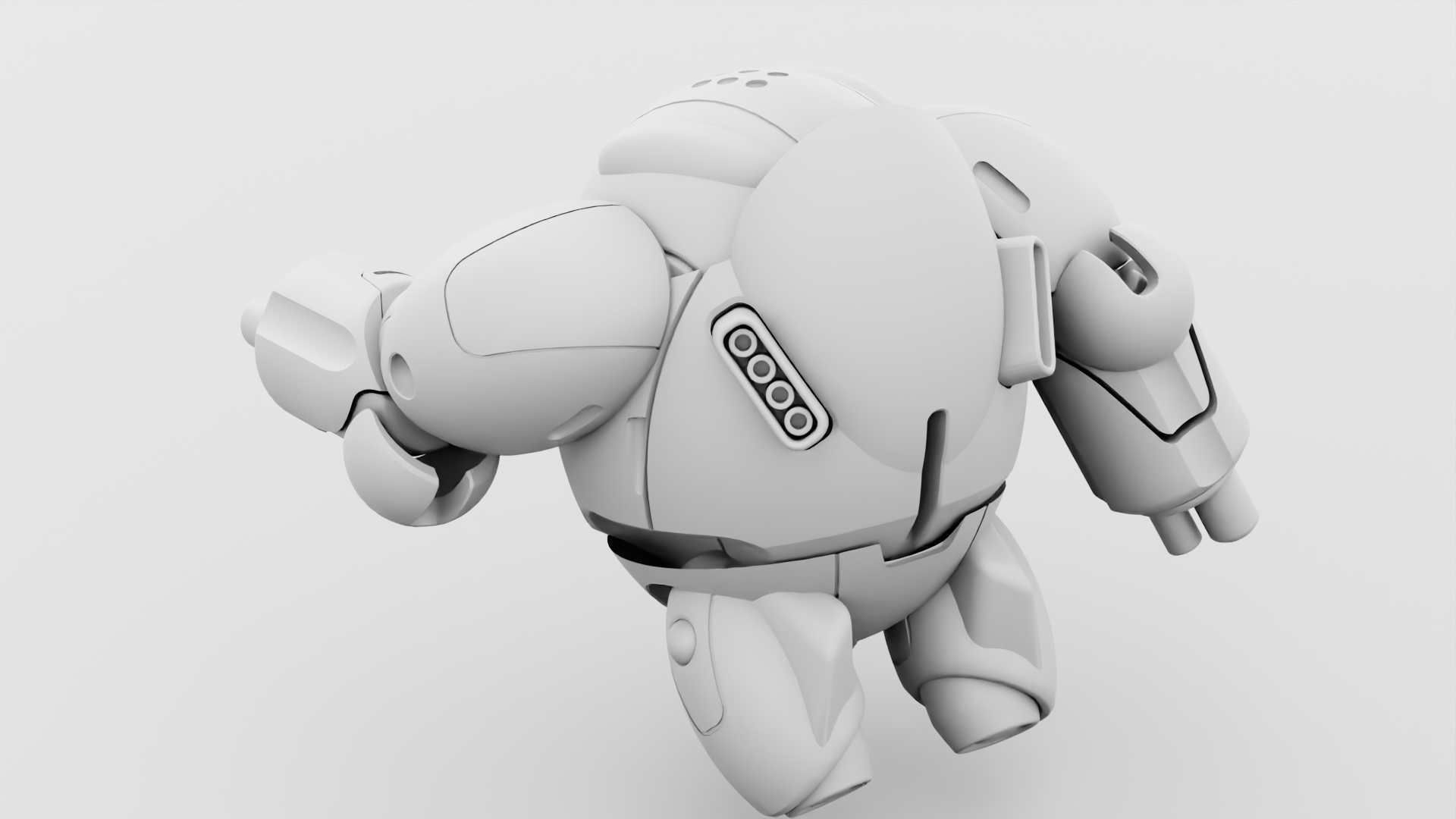 DRONE BOT HEXA RIGGED 3D model animated rigged | CGTrader