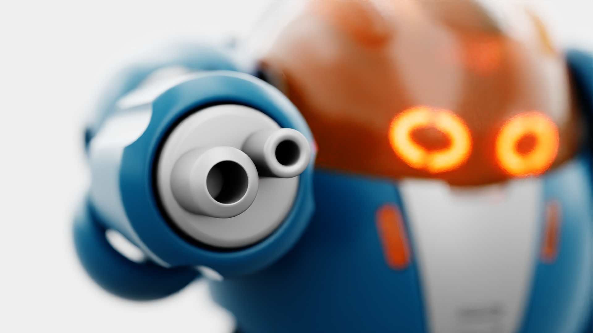 DRONE BOT HEXA RIGGED 3D model animated rigged | CGTrader