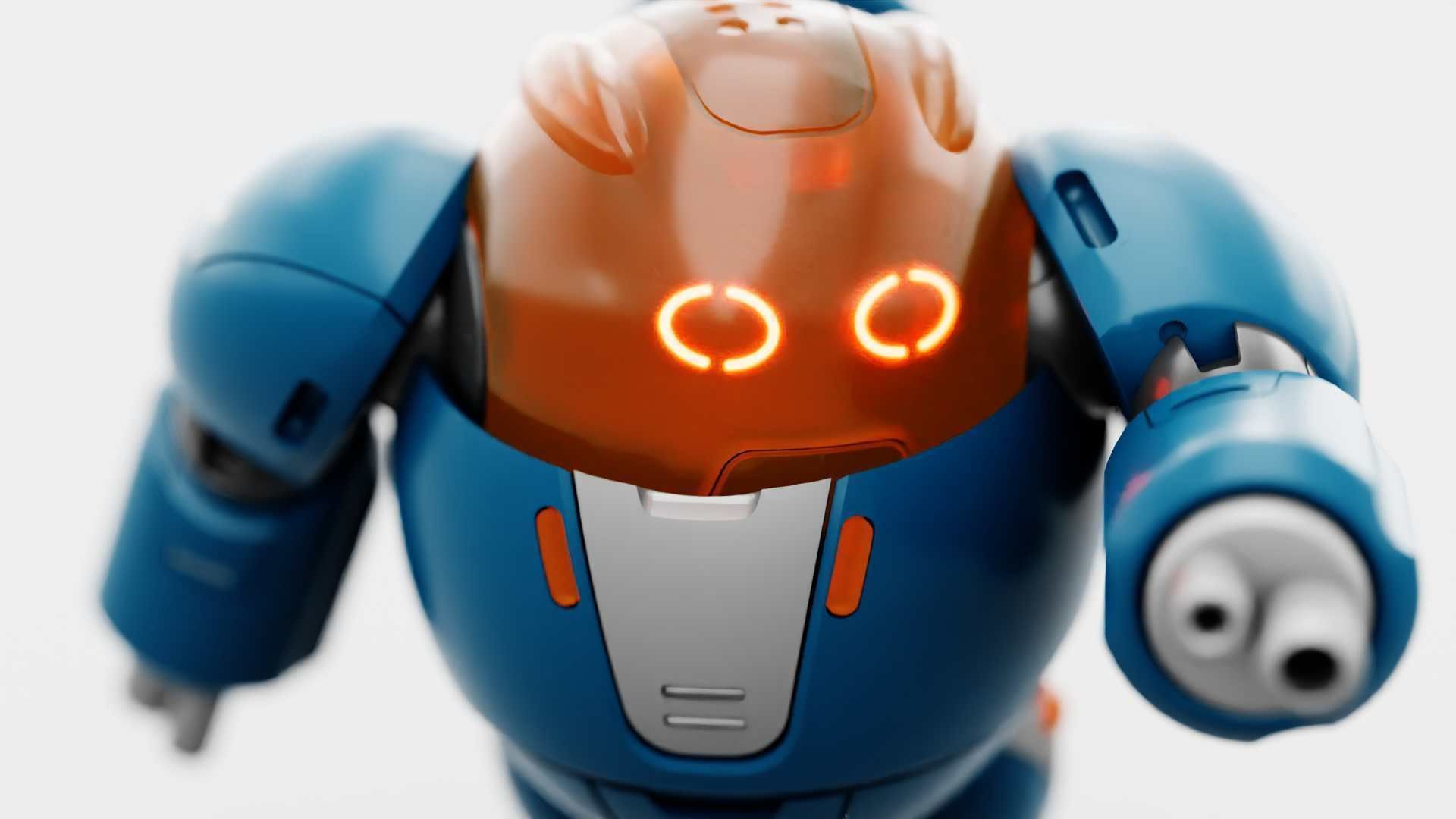 DRONE BOT HEXA RIGGED 3D model animated rigged | CGTrader