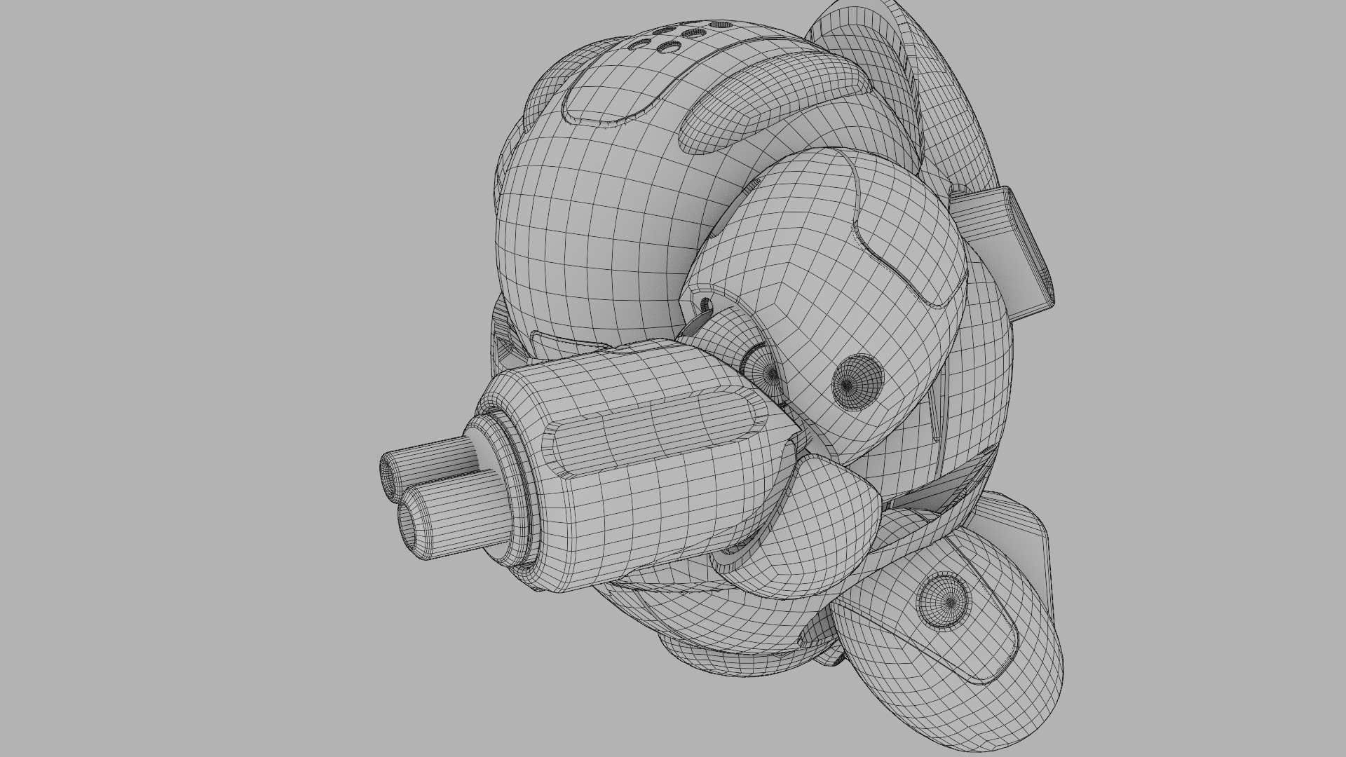 DRONE BOT HEXA RIGGED 3D model animated rigged | CGTrader