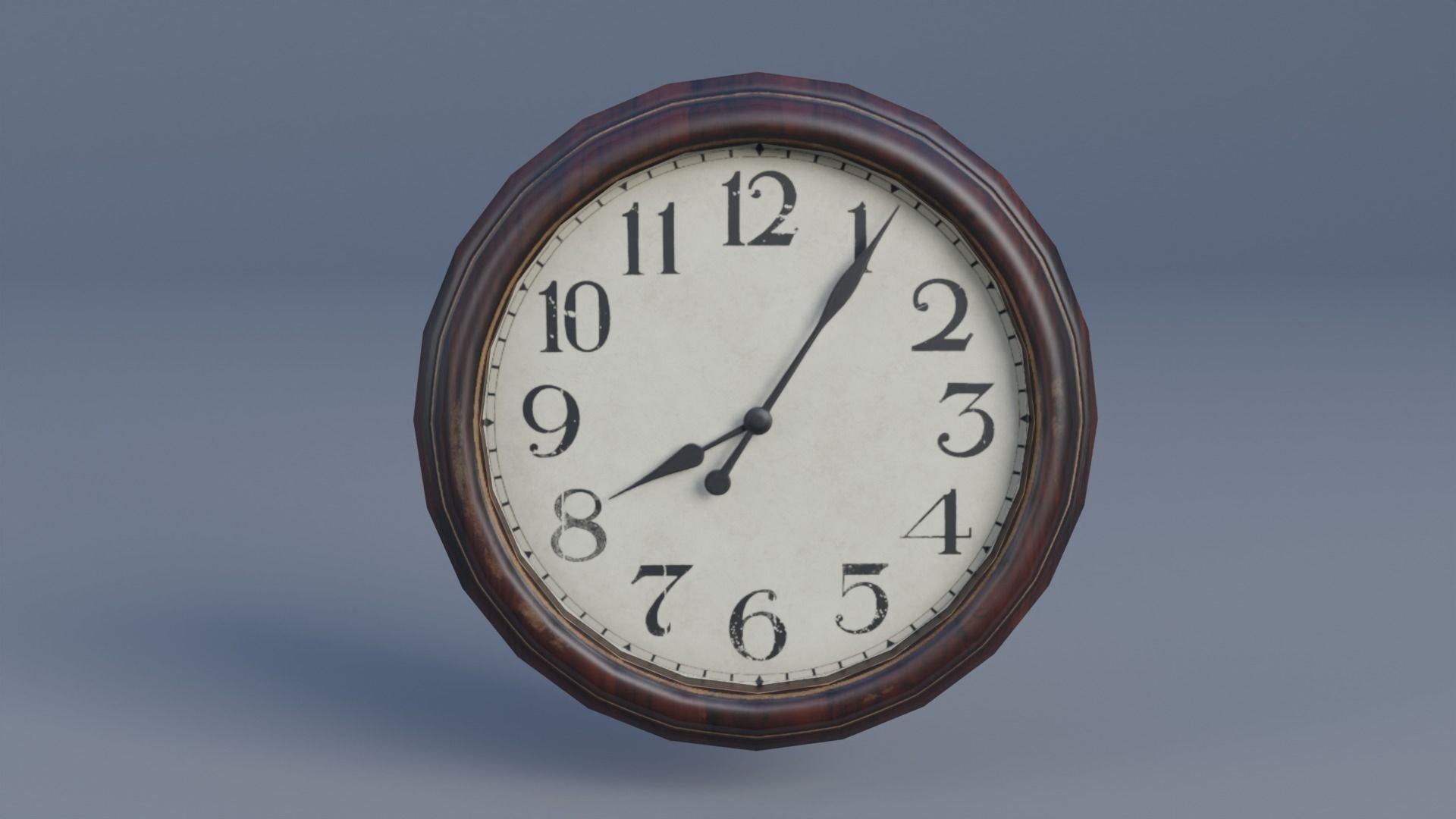 3D model Wall Clock low poly VR / AR / low-poly | CGTrader