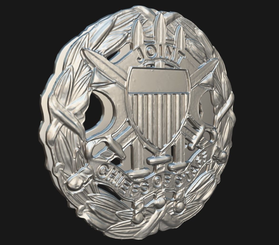 Joint Chiefs Of Staff Identification Badge 3D model 3D printable | CGTrader