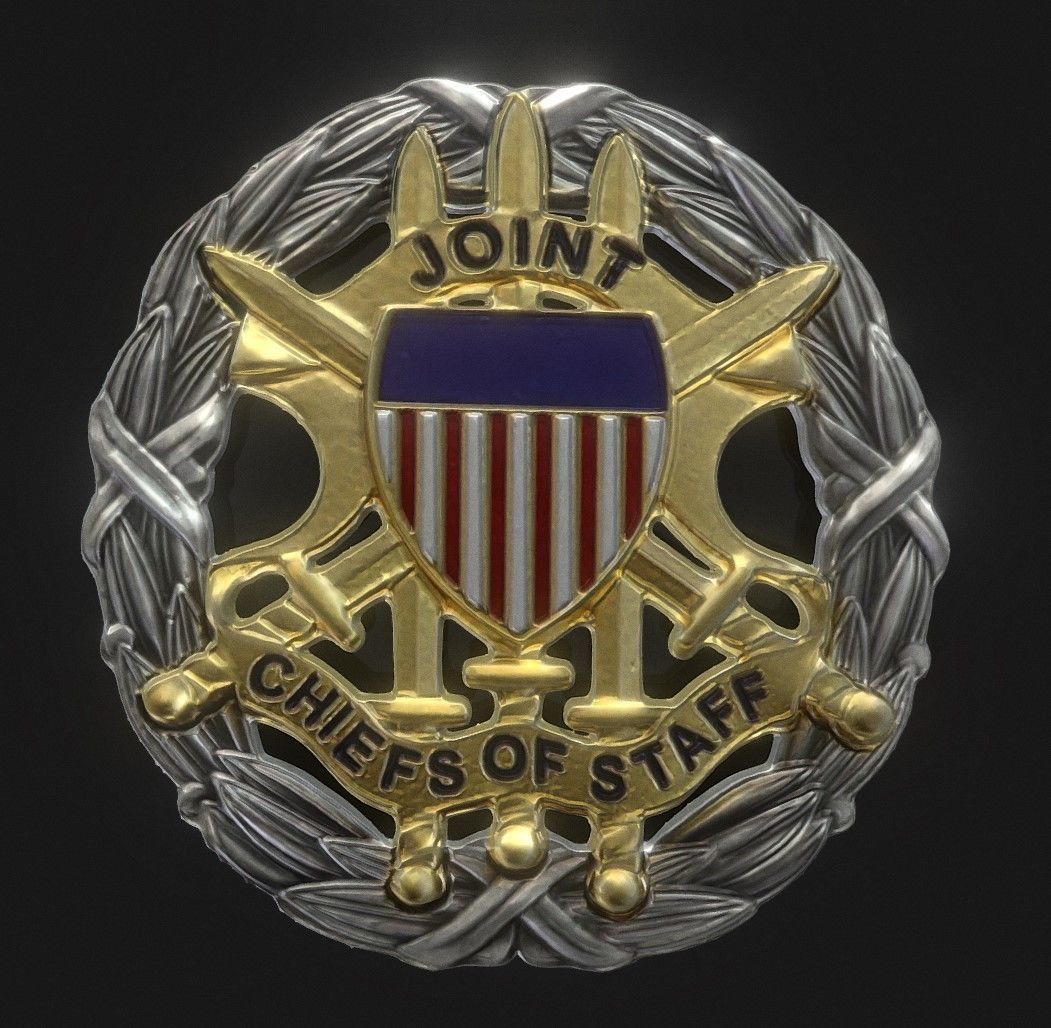 Joint Chiefs Of Staff Identification Badge 3D model 3D printable | CGTrader