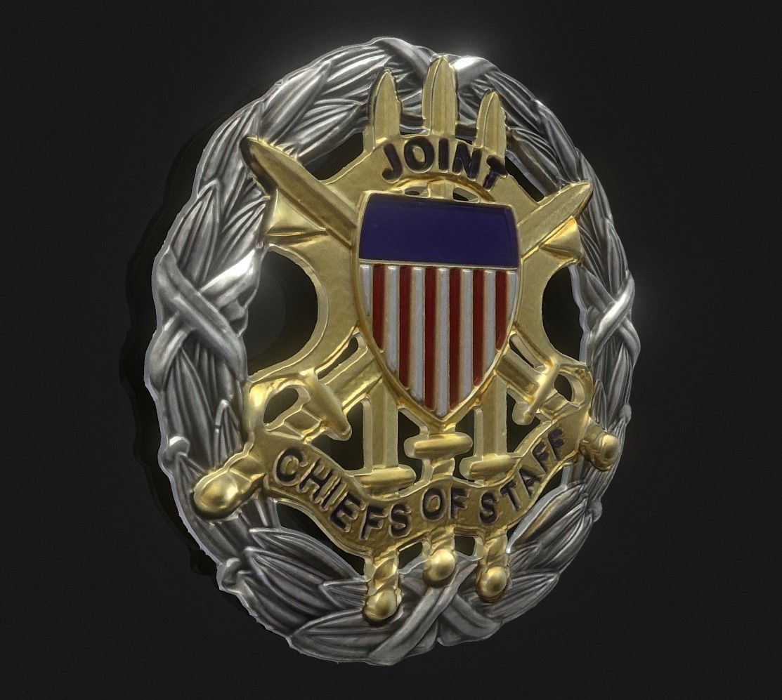 Joint Chiefs Of Staff Identification Badge 3D model 3D printable | CGTrader