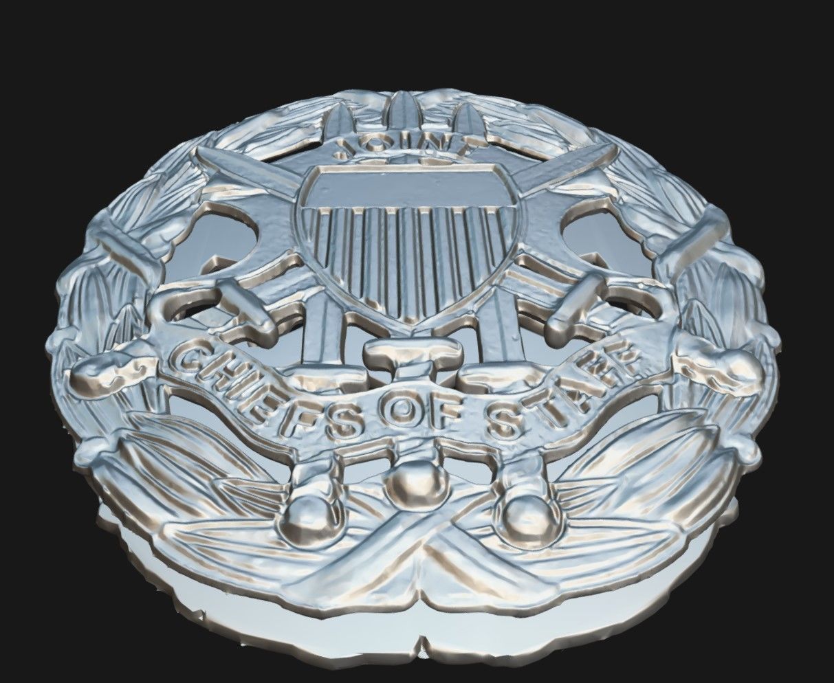 Joint Chiefs Of Staff Identification Badge 3D model 3D printable | CGTrader