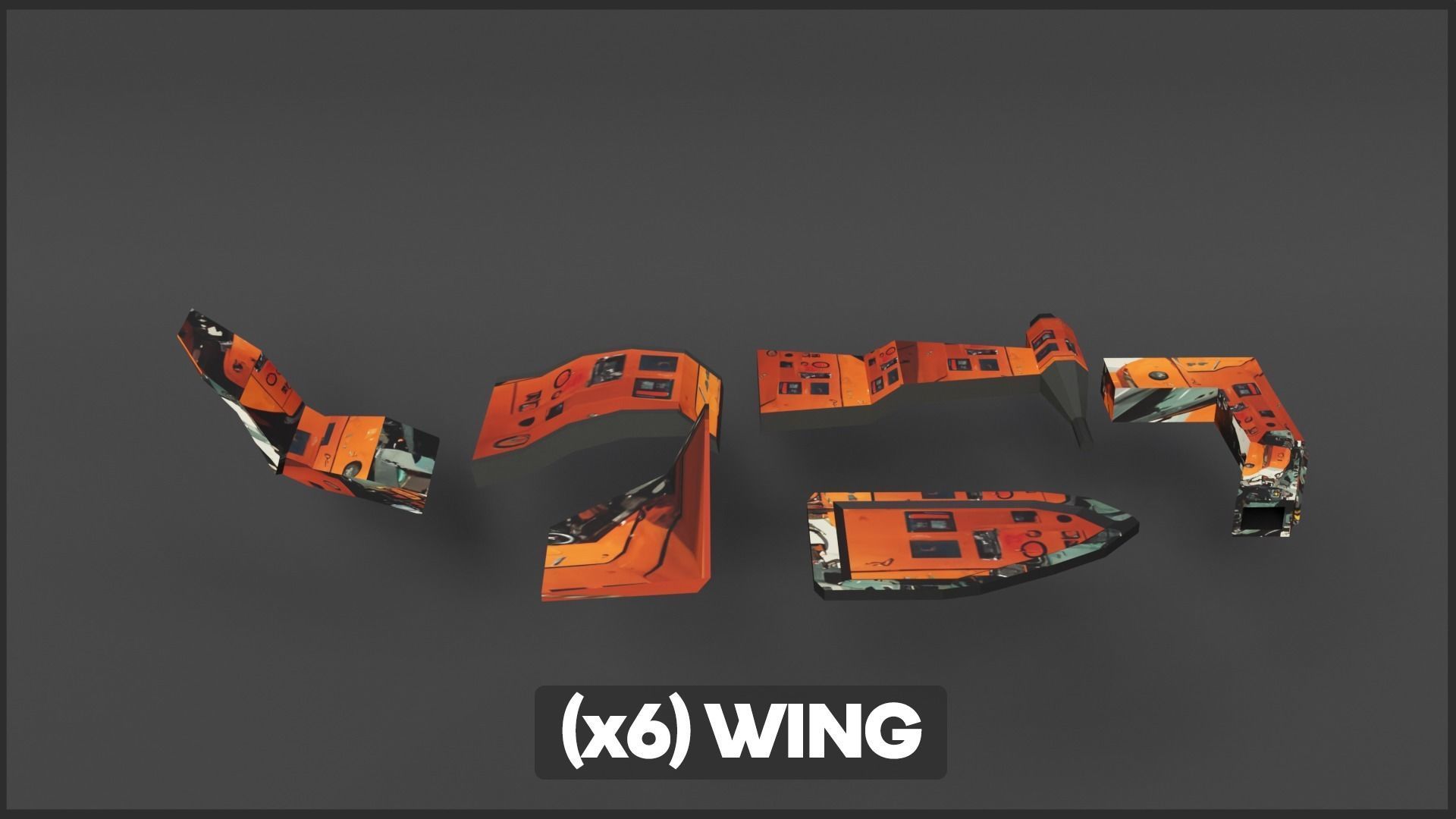 Modular Space Ships 3D model | CGTrader