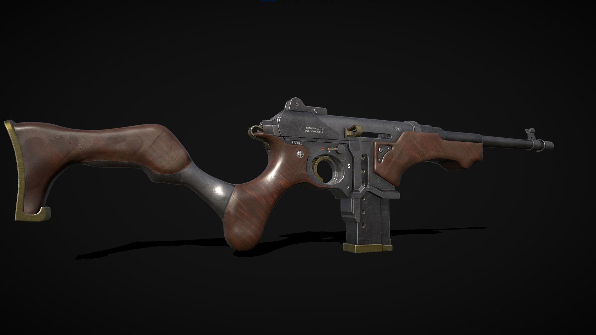 3D model c52 carbine VR / AR / low-poly | CGTrader