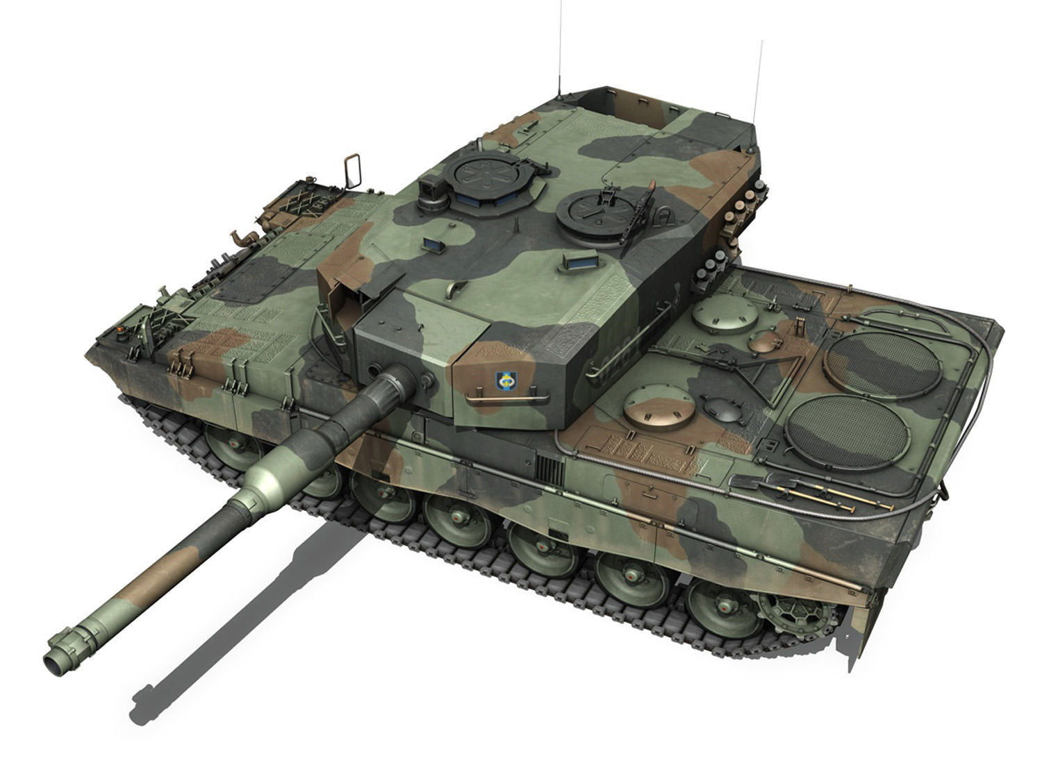 Leopard 2A4 MBT - Polish Armed Forces 3D model | CGTrader