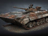 3D model BMP-1 Destroyed Game Ready VR / AR / low-poly | CGTrader