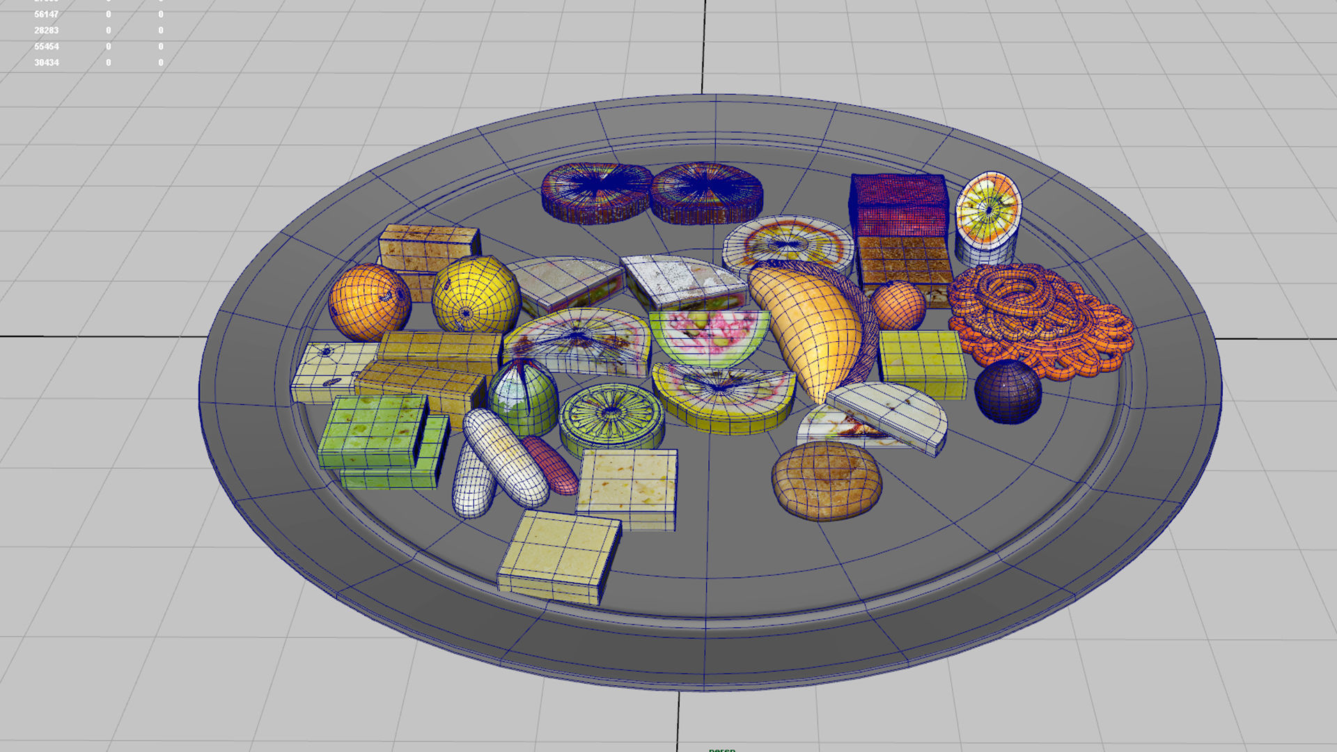 indian sweets 3D model | CGTrader