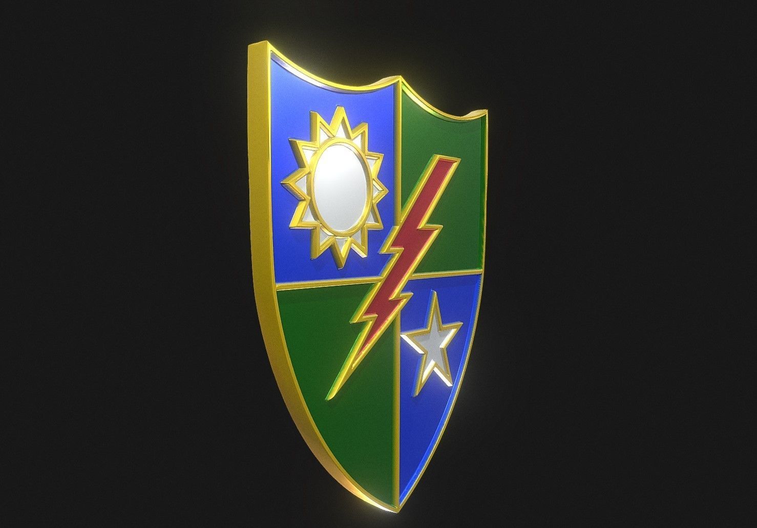 75th Ranger Regiment - Distinctive Unit Insignia 3D model 3D printable ...