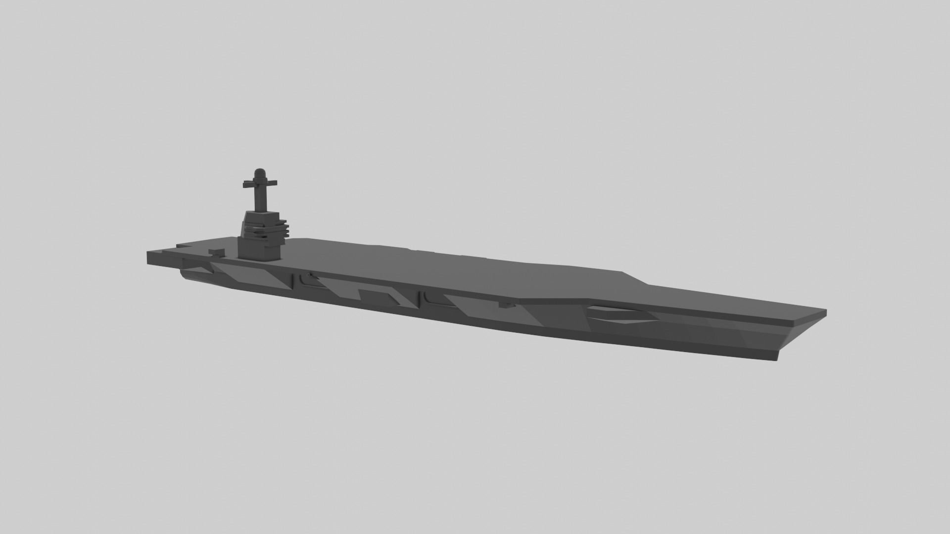 USS Doris Miller - model for small scale printing free 3D model 3D ...