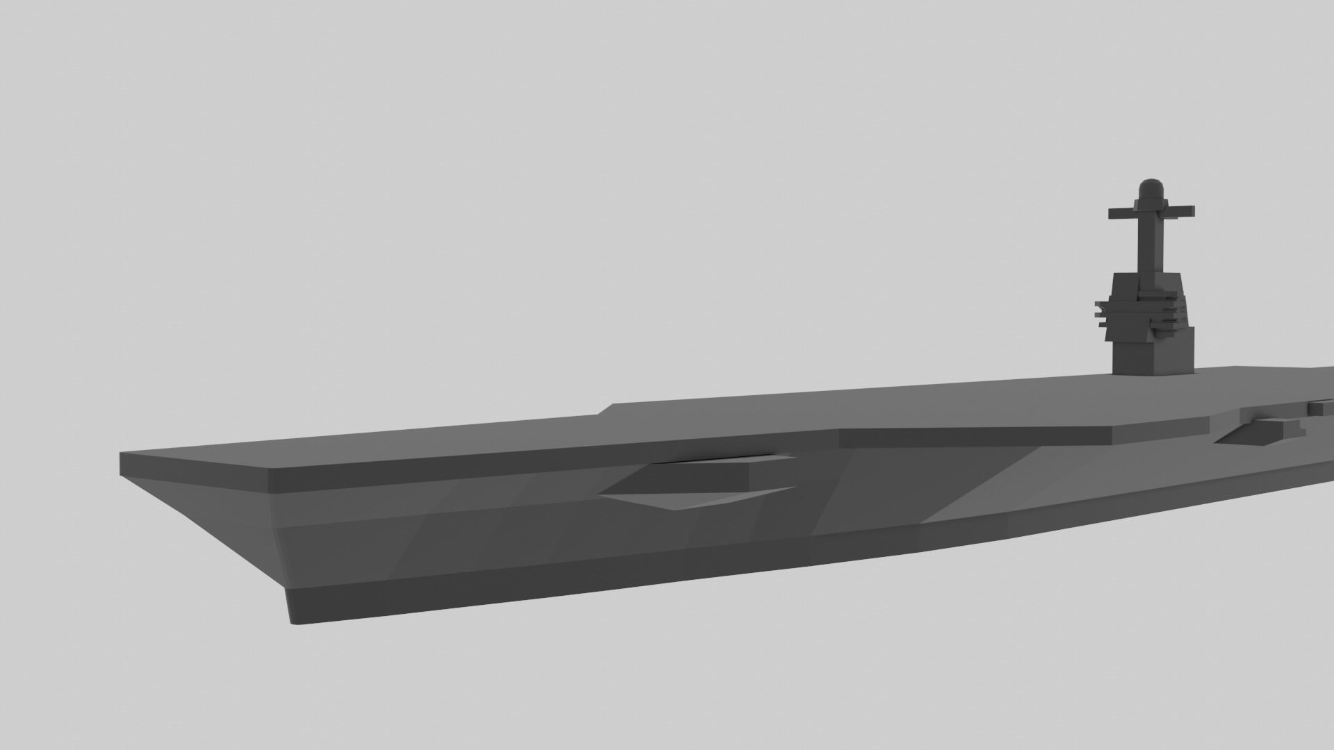 USS Doris Miller - model for small scale printing free 3D model 3D ...