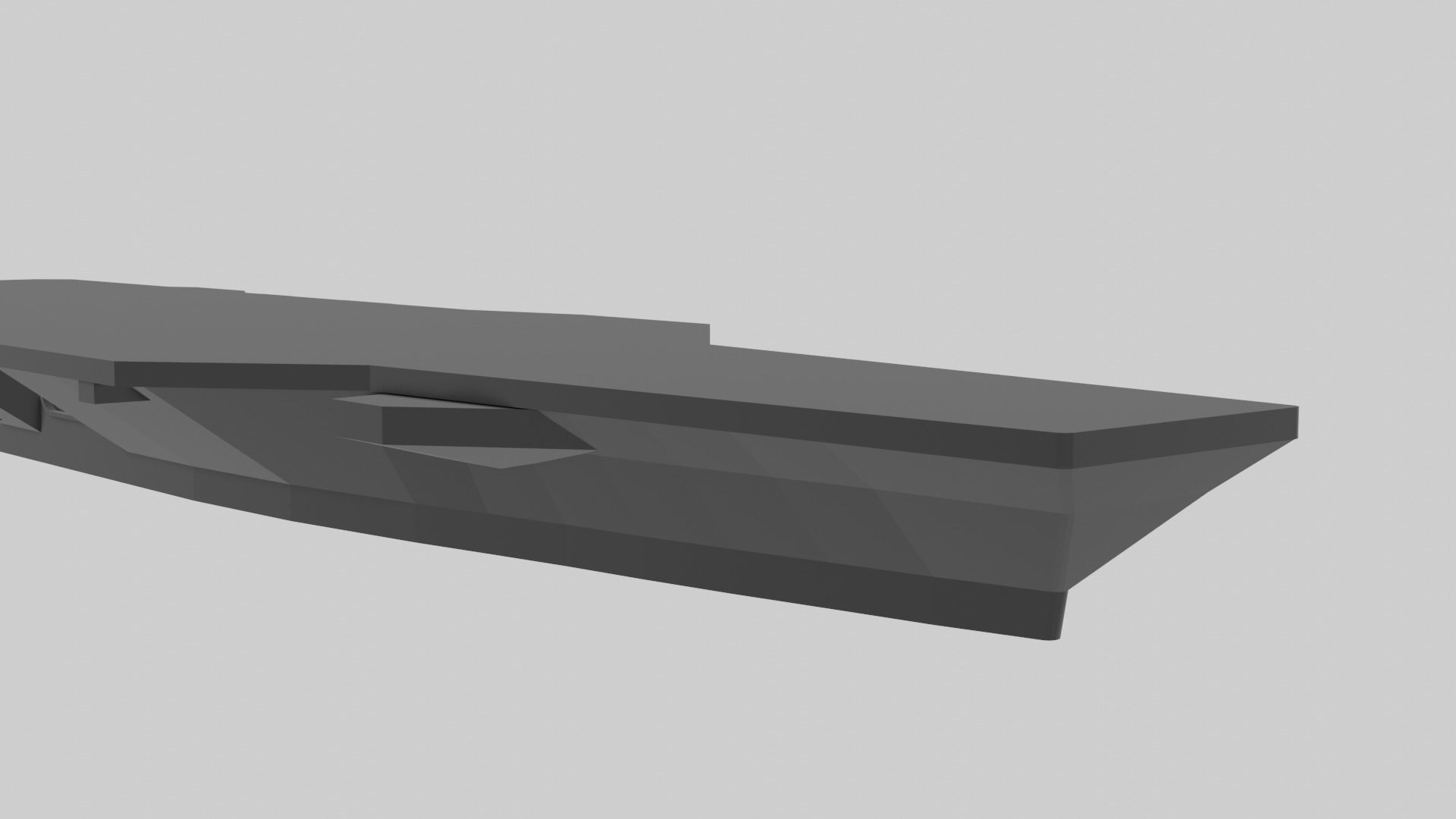 USS Doris Miller - model for small scale printing free 3D model 3D ...